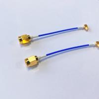 China Right Angel RF Cable Assembly SMA Custom RF Cable Assemblies With 086/RG141 Coaxial Cable for sale