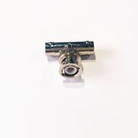 China T-Joint RF Adapter BNC Male to Female with DC-4GHz Range Gold-Plated Brass and VSWR ≤1.3 for sale