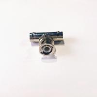China T-Joint RF Adapter BNC Male to Female with DC-4GHz Range Gold-Plated Brass and VSWR ≤1.3 for sale