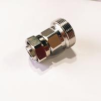 China Brass RF Adapter ODM 4.3-10 / DIN -JK  4.3-10 Male To 7 / 16 / DIN / L29 Female Adapter for sale