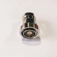 China Brass RF Adapter ODM 4.3-10 / DIN -JK  4.3-10 Male To 7 / 16 / DIN / L29 Female Adapter for sale