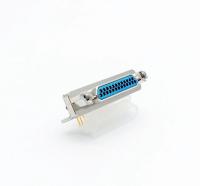 China Miniature 25 Pin Male J30J Connector with 1.27mm Pitch Metal Casing and Precision Twist Pins for sale