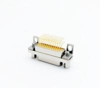 China Miniature 25 Pin Male J30J Connector with 1.27mm Pitch Metal Casing and Precision Twist Pins for sale