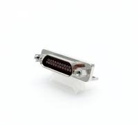 China Female 21 Pin Micro D Connector 3A Right Angle PCB Connector Insertion Type J30J-21ZKWP7 for sale