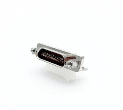 China Female 21 Pin Micro D Connector 3A Right Angle PCB Connector Insertion Type J30J-21ZKWP7 for sale