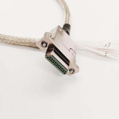 China 3A J30J Connector 21 Pin Connector Male J30J-21TJL-A With Shielding Braid Cable Clipper for sale