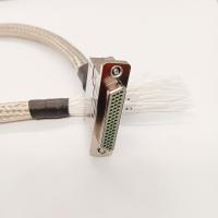 China Metal Electrical Plug Connector 9 Pin - 144 Pin Mini D Connector With Shielding Braid Cable Clipper for sale
