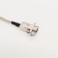 China Micro J30J Connector ODM Female D Sub Connector J30J-9ZKP-A With Shielding Braid Cable Clipper for sale