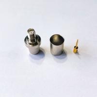 China ODM SMA Female Crimp Connector with Nickel-plated Brass and PTFE Insulator for DC-6GHz RF Coaxial Applications for sale