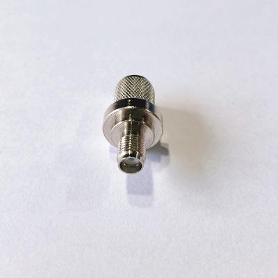 China ODM SMA Female Crimp Connector with Nickel-plated Brass and PTFE Insulator for DC-6GHz RF Coaxial Applications for sale