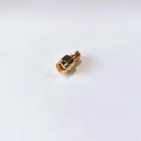 China Gold Plated Brass SMA Reverse Polarity Adapter 6GHz SMA Male To Female Adapter RPSMA / SMA-JK for sale