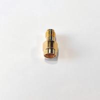 China Gold Plated Brass SMA Reverse Polarity Adapter 6GHz SMA Male To Female Adapter RPSMA / SMA-JK for sale