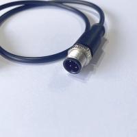 China ODM M12 Cable Assembly DC-6G Frequency Range Gold Plated Brass Low VSWR ≤1.25 Male 8P to Male 4P for sale