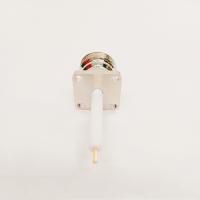 China N Type Female Connector DC-6GHz with Nickel Plated Brass and PTFE Insulator Flange Mount RF Connector for sale