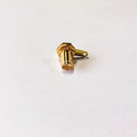 China Gold-Plated Brass SMA Female PCB Connector with DC-6GHz Frequency Range and High Reliability for sale