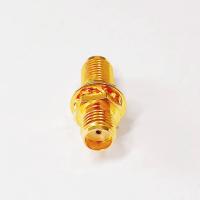 China 50 Ohm SMA Bulkhead Adapter Female to Female RF Adapter with 6GHz Frequency Range for sale