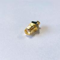 China Communication RF Adapter High Stability SMA Female To MCX Male Adapter SMA / MCX-KJ for sale