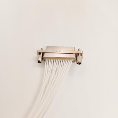 China Rectangular Micro D Connector Male Crimping Type Connectors 3A J30J-37TJL for sale