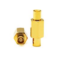 China Brass Radio Frequency Adapter MCX-KK MCX Female To Female Adapter Low Loss for sale