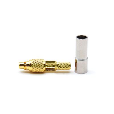 China RF MMCX Male Connector RG316 / RG174 Micro Coaxial Connector MMCX-C-J-1.5 for sale