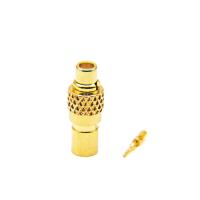China 086 / RG405 RF MCX Connector Gold Plated Brass MMCX Connector Male MMCX-JB2 for sale