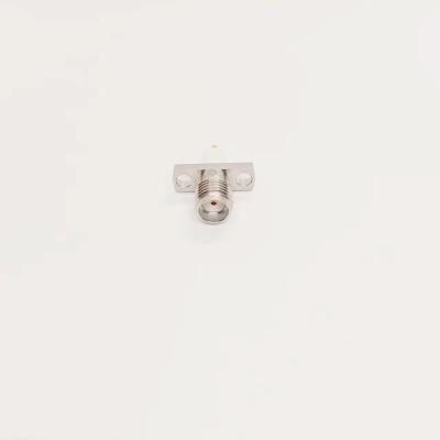 China Female PCB RF Connector DC-18GHz with Gold-plated Brass and PTFE Insulator for High Frequency Applications for sale