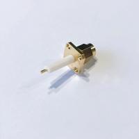 China DC-6GHz SMA Connector Male 4 Hole Flange Mount Gold-Plated Brass RF Coaxial PCB Connector for sale