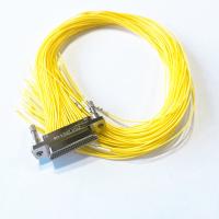 China 51 Pins Metal Body Crimping Type Rectangular Electrical Connectors MIL-DTL-83513 Micro-D Connector for sale