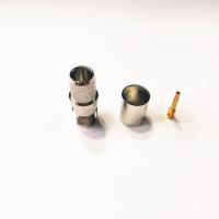 China Waterproof TNC Connector Female with Nickel Plated Brass for LMR400 Coaxial Cable DC-6GHz Frequency Range for sale