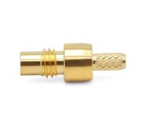 China 50 Ohm SMC Connector RF Crimp Style Connectors ODM SMC-C-J-1.5 For Rg316 for sale