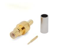 China 50 Ohm SMC Connector RF Crimp Style Connectors ODM SMC-C-J-1.5 For Rg316 for sale