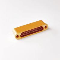 China Glass Sintered Sealed J30J Micro-D Connector with 3A Rated Current for Aeronautics and Astronautics and Aerospace Applications for sale