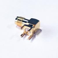 China 50 Ohm SMA Connector DC-6GHz Female R/A RP SMA PCB RF Coaxial Connector for sale