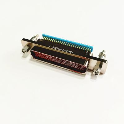 China J30J Micro D Type Connector Female 100 Pin Connector 3A Rectangular for sale