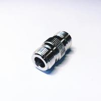 China Brass Plated RF Adapter N Type Female to Female DC-6GHz Gold-Plated PTFE Insulator for sale