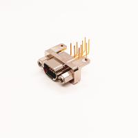 China Micro-D Connectors 9 Pins Jack (Female) Righe Angel PCB Connector J30J-9ZKWP7 for sale