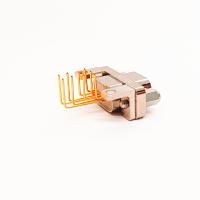 China Micro-D Connectors 9 Pins Jack (Female) Righe Angel PCB Connector J30J-9ZKWP7 for sale