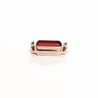 China MDM-25SW1P1 Female Metal Body Micro Rectangular Connector with 9~144 Pins Aviation Jack for sale