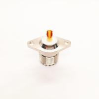 China UHF Female RF Connector with Nickel-plated Brass Body and PTFE Insulator in Welded Type for sale