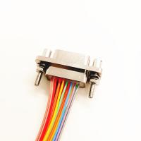 China J29A-15ZKP Micro-D Connector with Threaded Locking Precision Twisted Wire Elastic Pins and 9-66 Pins Configuration for sale