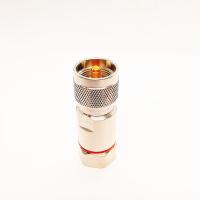 China UHF Male Straight RF Connector with Nickel-Plated Brass and PTFE Insulator for DC-1GHz Frequency Range for sale