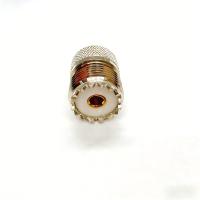 China Female Crimp Type RF Connector UHF/PL259 with Nickel-plated Brass and PTFE Insulator for LMR240 Cable for sale