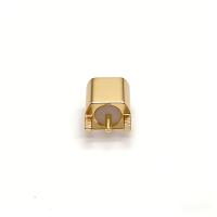 China Gold Plated Brass MCX Connector Surface Mount Female RF Coaxial Connector DC-6GHz for sale