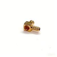 China 75Ω Right Angle MCX Male Connector Gold-Plated RF Coaxial Plug for RG179/U Cable for sale