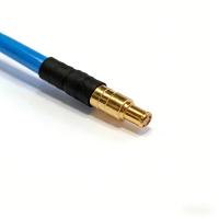 China Gold-Plated SMA Female to SMPM Female RF Jumper Cable with DC-18G Frequency Range for sale