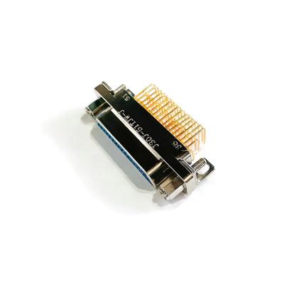China J30J-51TJW-J 51-Pin Aeronautics and Astronautics Micro Rectangular Electrical Connector with Metal Body and Precision Twist Pins for sale