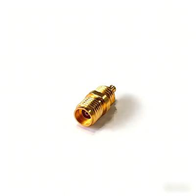 China DC-40GHz Gold Plated Brass RF Adapter 2.92mm Female To SMPM Female RF Connector Adapter for sale