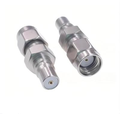 China Brass Body SMA Female to QMA Female RF Adapter with PTFE Insulator for DC-6GHz Drone Antenna Connector for sale