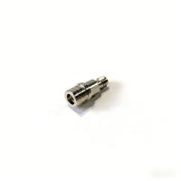 China Brass Body RF Adapter with PTFE Insulator and DC-6GHz Frequency Range for QMA to RPSMA Connections for sale