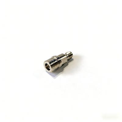 China Brass Body RF Adapter with PTFE Insulator and DC-6GHz Frequency Range for QMA to RPSMA Connections for sale
